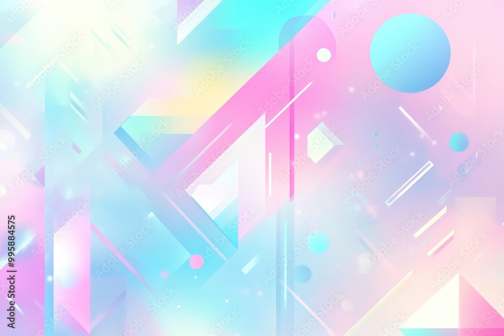 Soft pastel geometric background for graphic design and banners ...