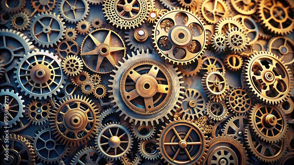 Interconnected gears remind us that every action triggers a chain ...