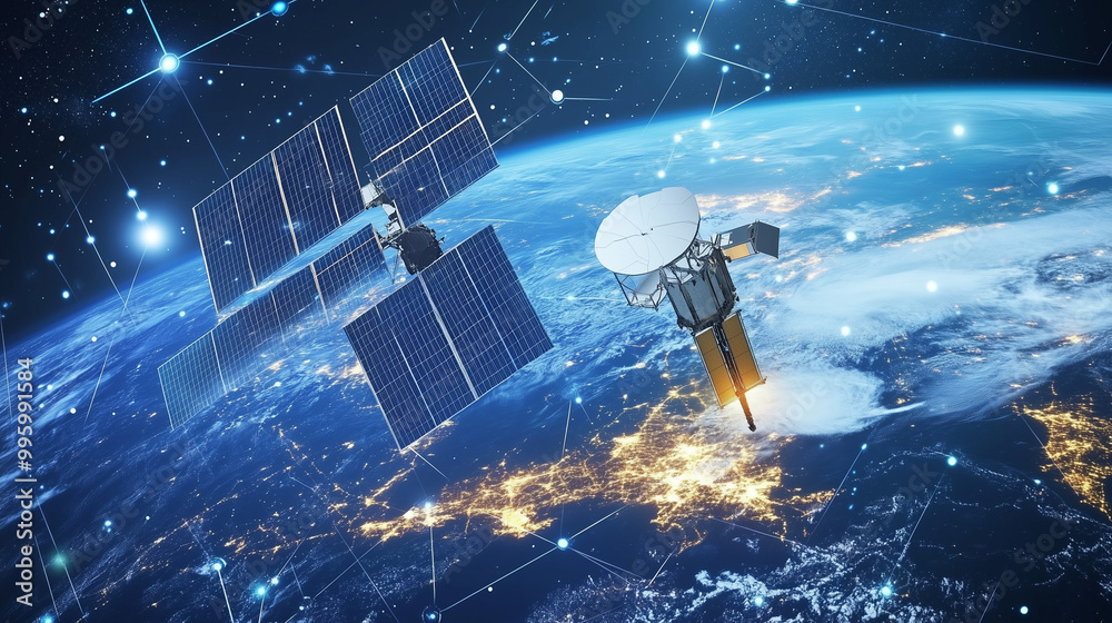 AI-powered satellite networks optimizing global internet coverage ...