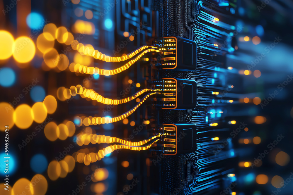 A network diagram showcasing virtualized systems interacting with physical hardware components ...
