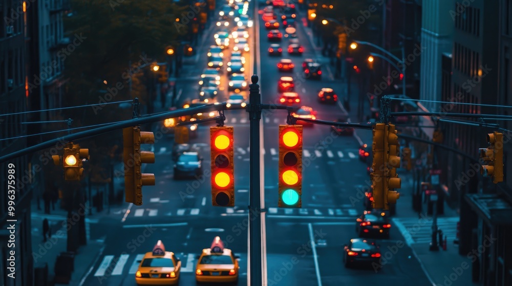 AI-generated traffic light patterns designed for streets with no cars ...