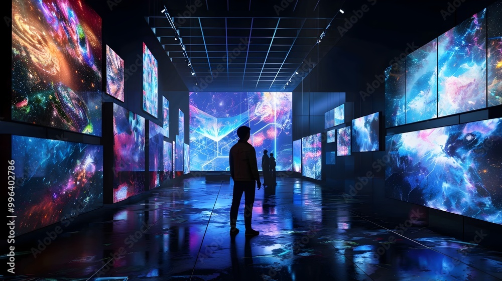 Immersive Virtual Art Gallery in a Quantum Internet Space Real Time ...
