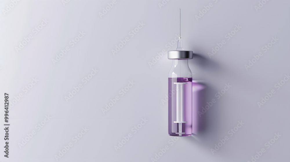Botox Vial and Medical Syringe Displayed Together in a Professional ...
