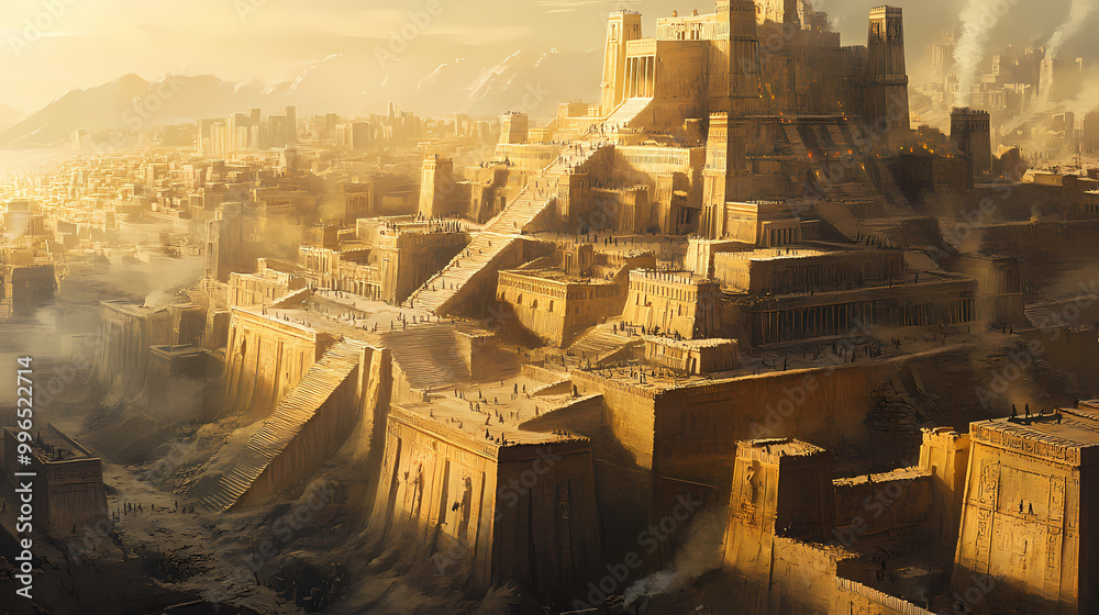 Explore city of uruk during the uruk period where the invention of ...