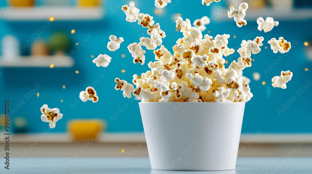 ompact home popcorn maker in augmented reality, displaying popping ...