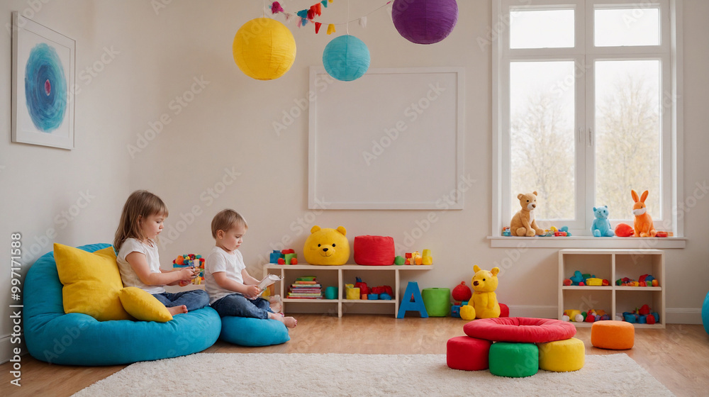 Kids activity room interior design concept, kids activities in ...