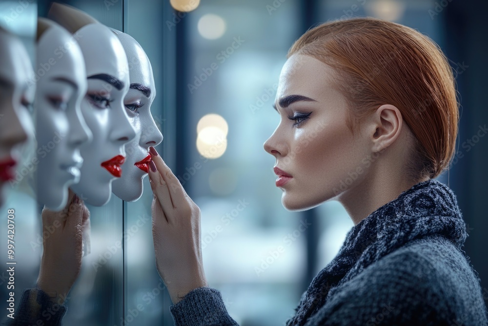 Masked identities: navigates emotional masks, expressions, how face ...