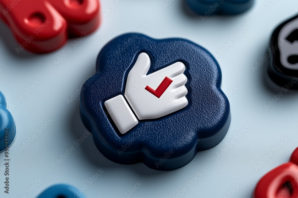 Minimal complaint resolution icon, showing a handshake symbol with a ...