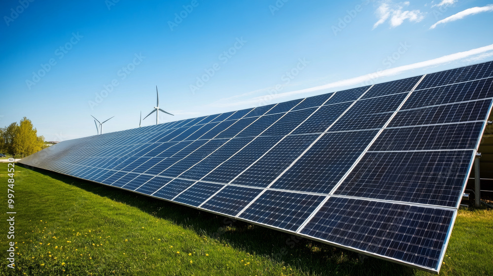 Using renewable energy technology like solar and wind power can help ...