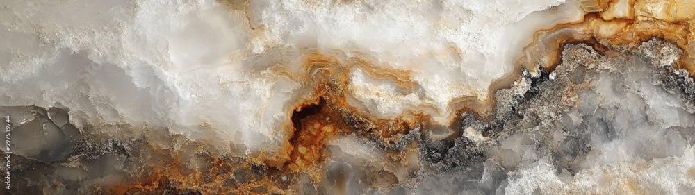 Colorful quartz surface showcasing intricate patterns and textures ...