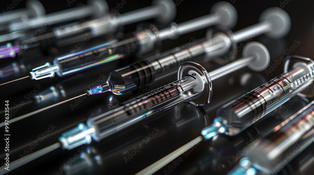 Syringe and Needles: Used for injections and blood collection, these ...