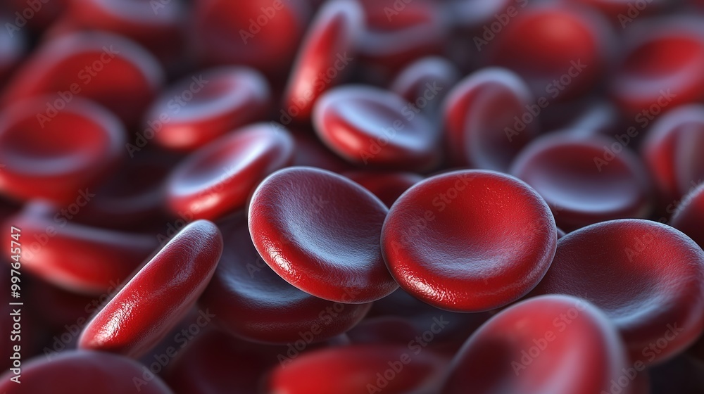 An informative and impactful illustration representing anemia ...