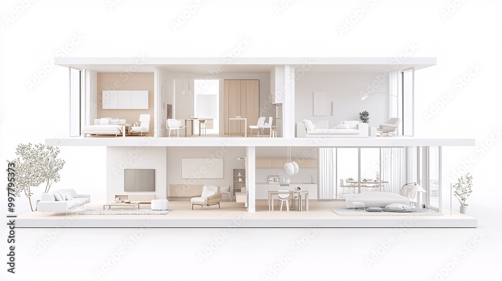 AI-powered interior design software generating room layouts and ...