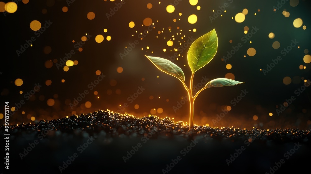 Nurturing Success: Time-lapse Sequence of a Seed Growing into a Giant ...
