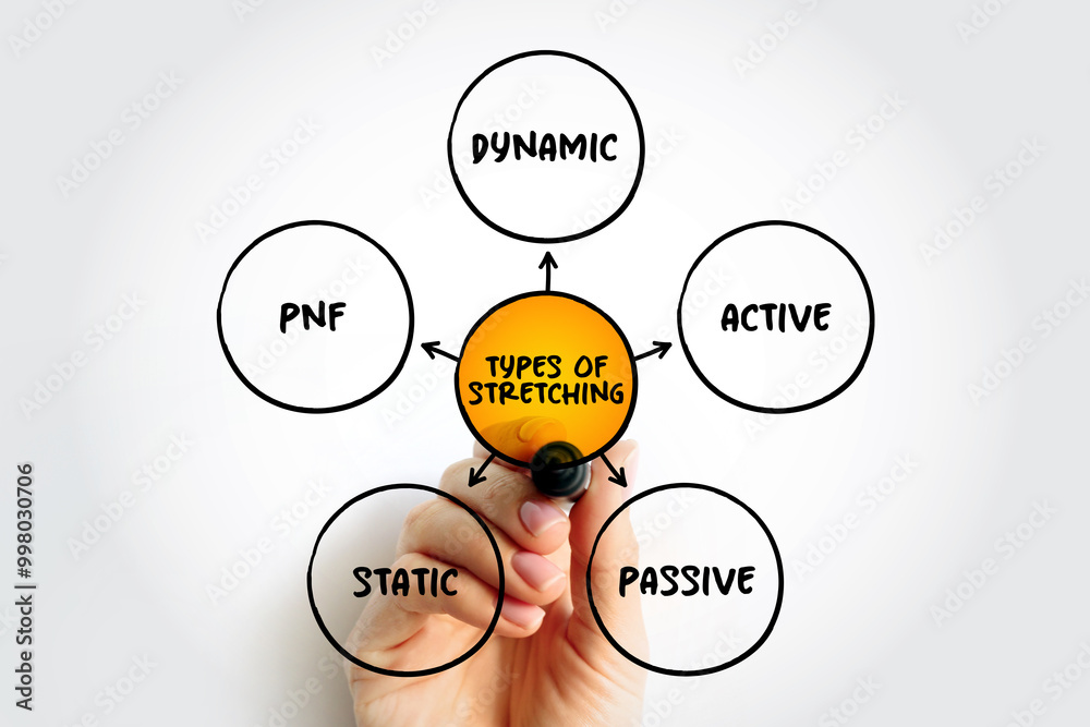 Types of Stretching (form of physical exercise in which a specific ...