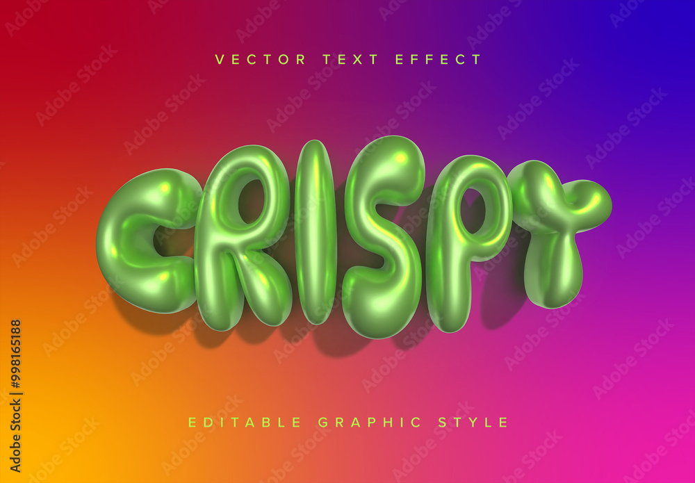 3d Neon Green Text Effect Mockup Stock Template | Adobe Stock