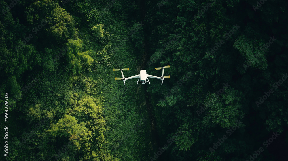 AI-powered drones mapping environmental changes in real time, providing ...