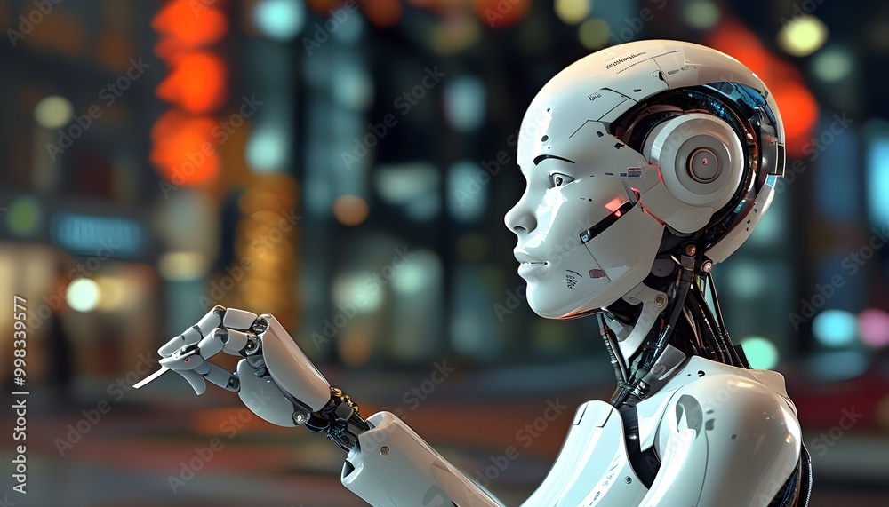 Abstract representation of an individual writing a cheque, exploring ...