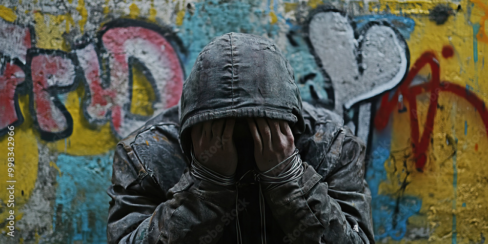 The Silent Scream of Oppression: A lone figure, their hands bound ...