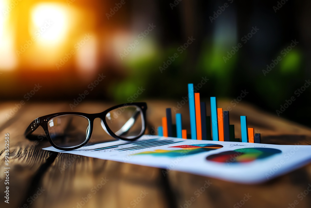 Data analytics report with an infographic summarizing competitor ...