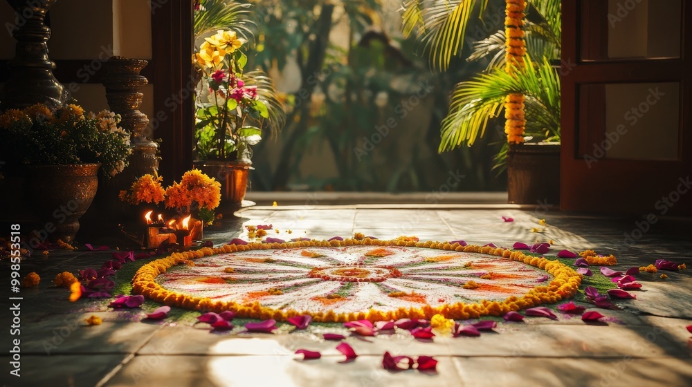 Minimalist background capturing the essence of Vijaya Dashami and Maha ...