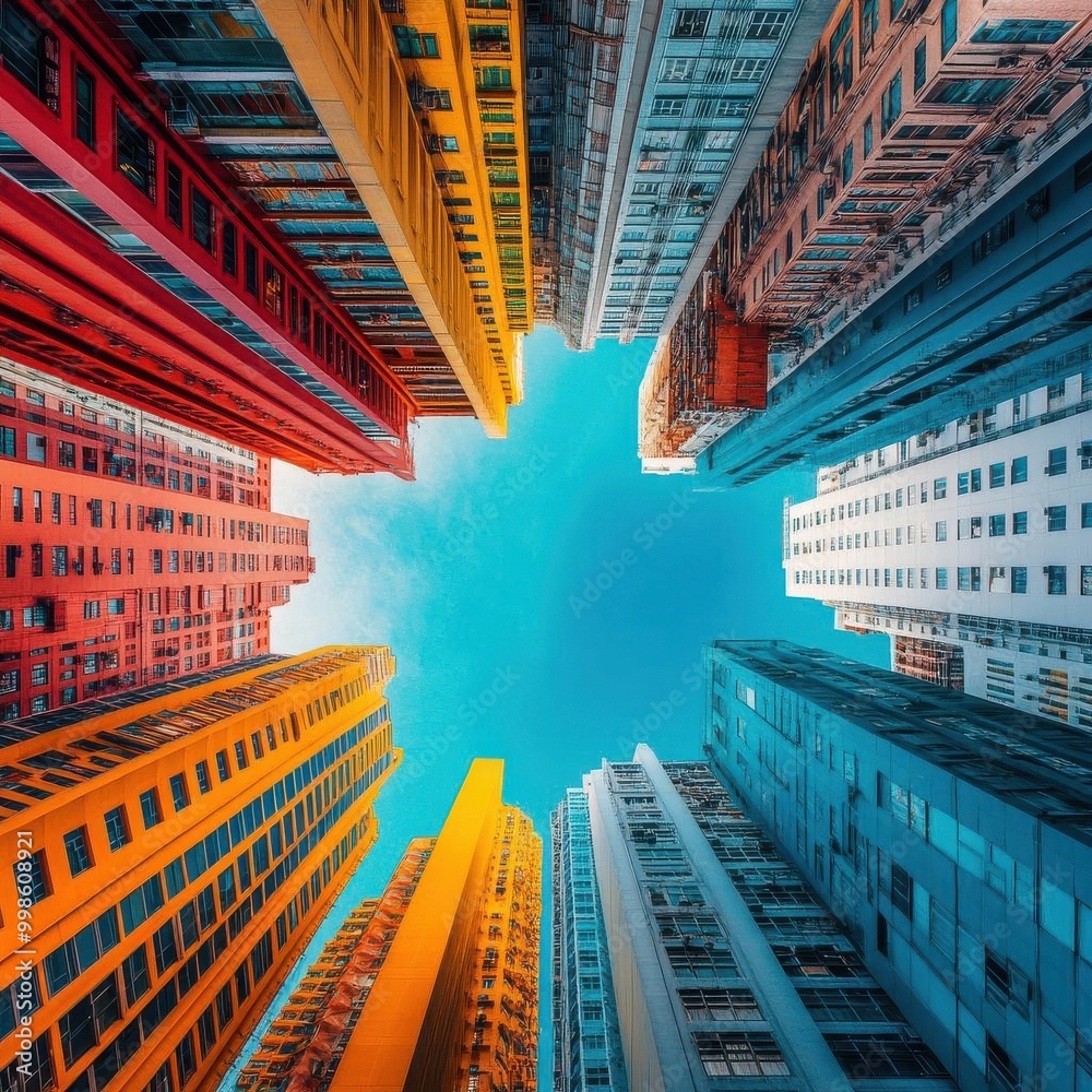 Smart city buildings using graphene-enhanced concrete top view ...