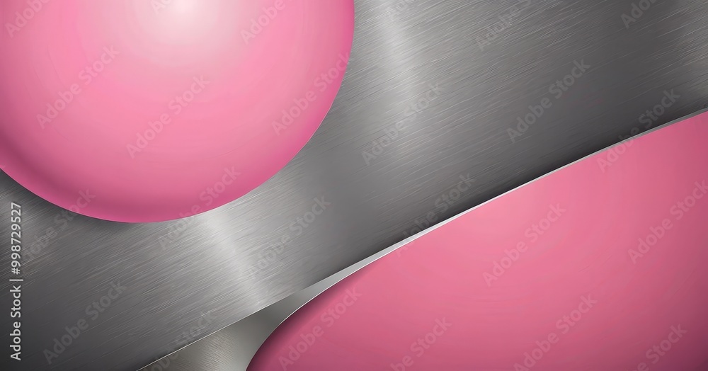 a metallic surface with a curved line running through it, transitioning ...