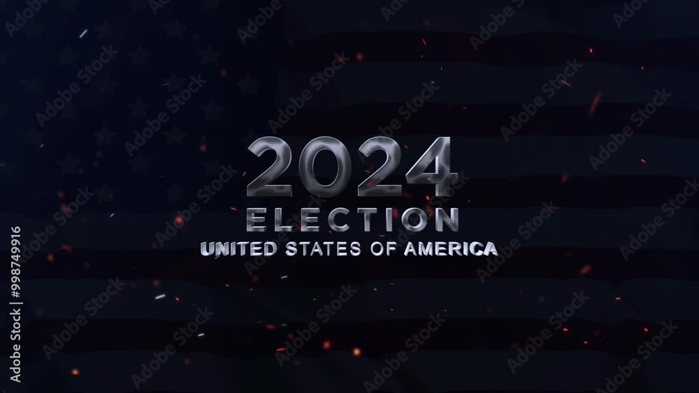 Election 2024, Cenemic 2024 Election Text Animation, 2024 Election Logo ...