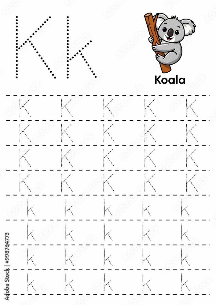 A-Z Alphabet Tracing Work Sheet for Kids, A4 Size Paper Ready for Print ...