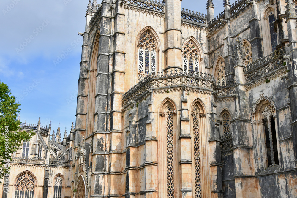 Gothic and Manueline Architecture of Batalha Monastery, Portugal ...