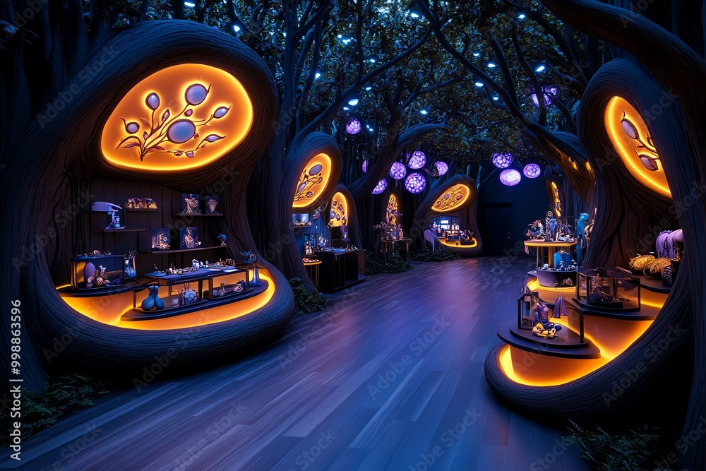 Fantasy-inspired pop-up shop, where mythical creatures browse limited ...