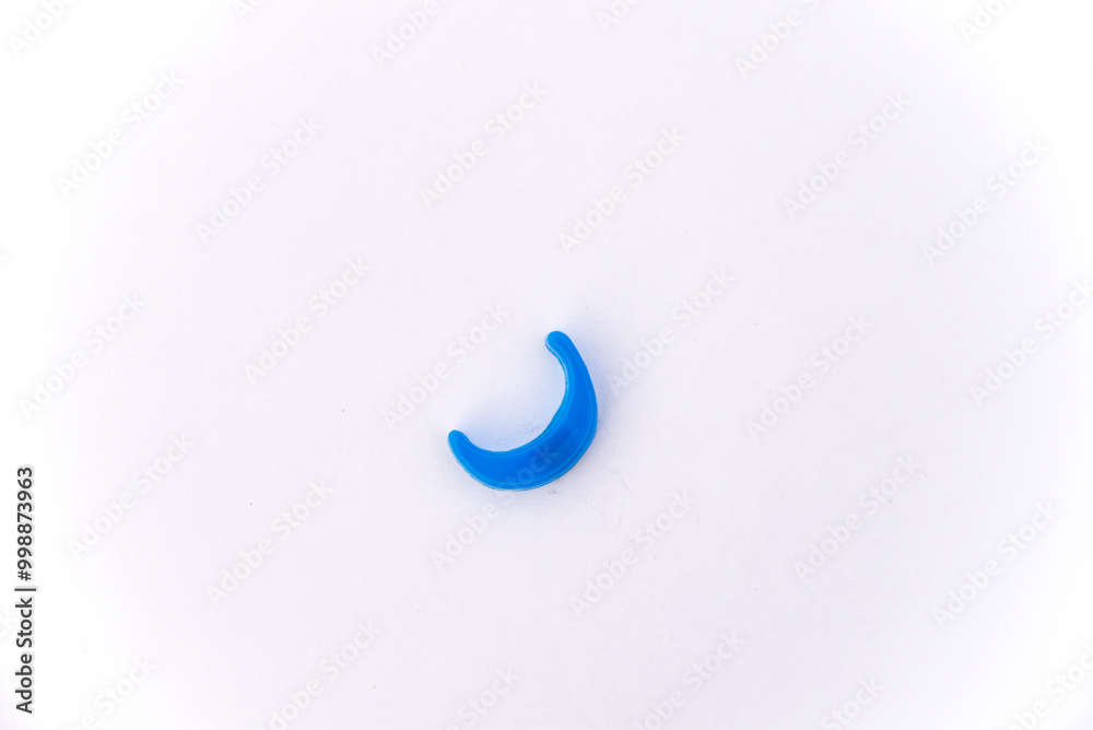 letter Ra, Arabic letter R, Small model of the Arabic letter R in blue ...