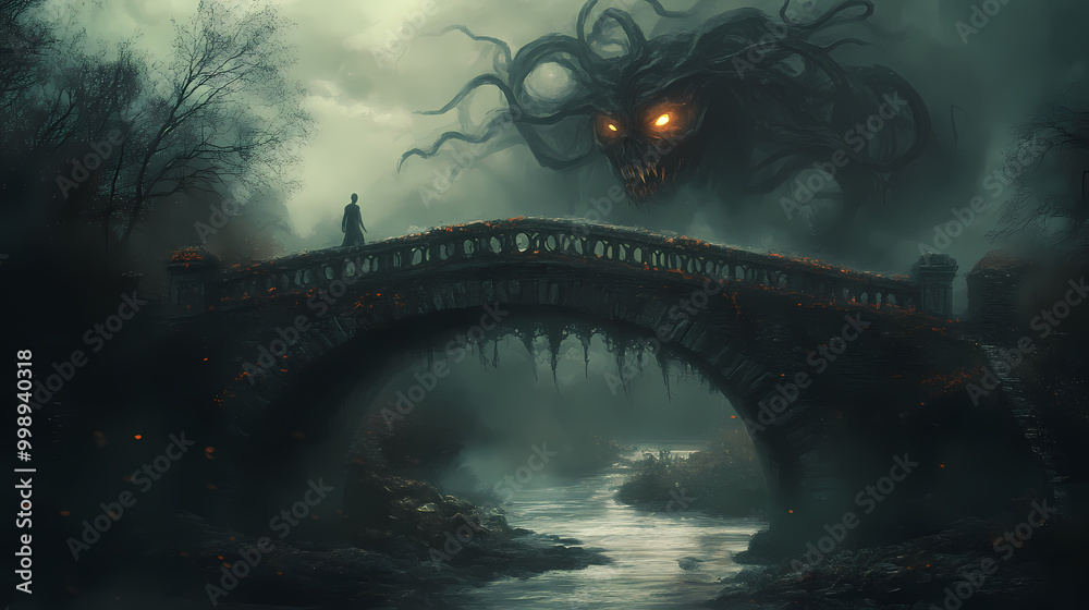 Dark fantasy nightmare - terrifying children's nightmares, tentacled ...