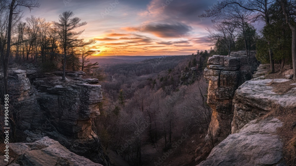 Dramatic clouds and golden hour lighting over the Gardens of the Gods ...