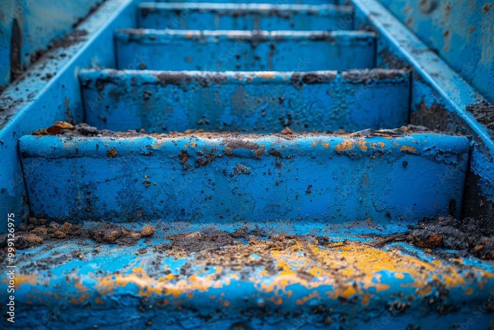 Building ladder on site as construction of the house is currently ...