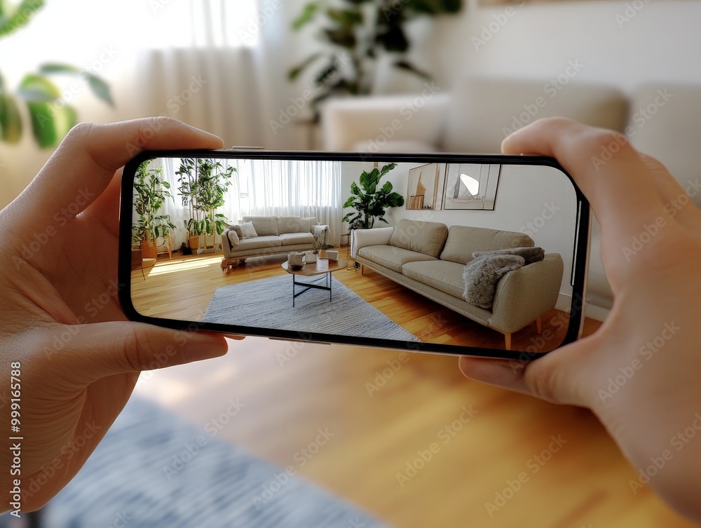 A creative AR app design that allows users to visualize furniture in ...