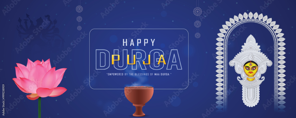 Subha Saradiya, Durga Puja Banner, Happy Durga Puja, Sale, Offer, Maa ...