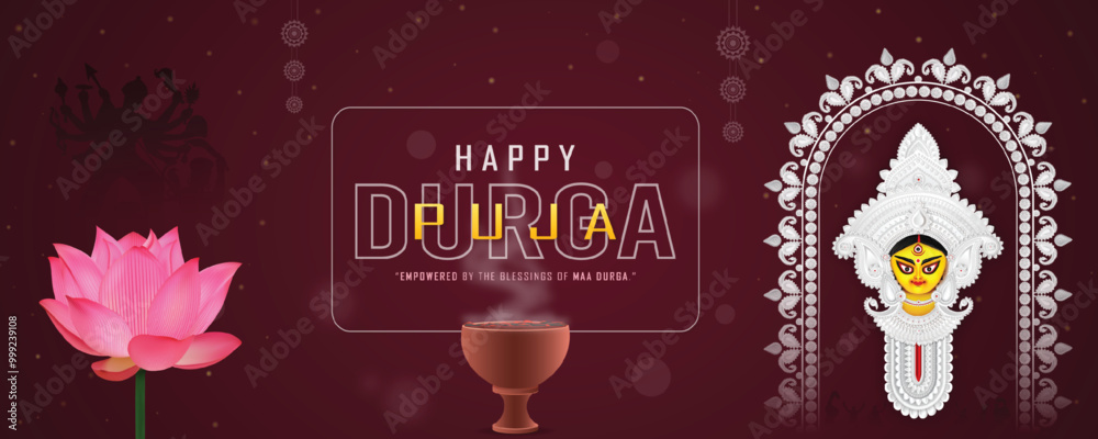 Subha Saradiya, Durga Puja Banner, Happy Durga Puja, Sale, Offer, Maa ...