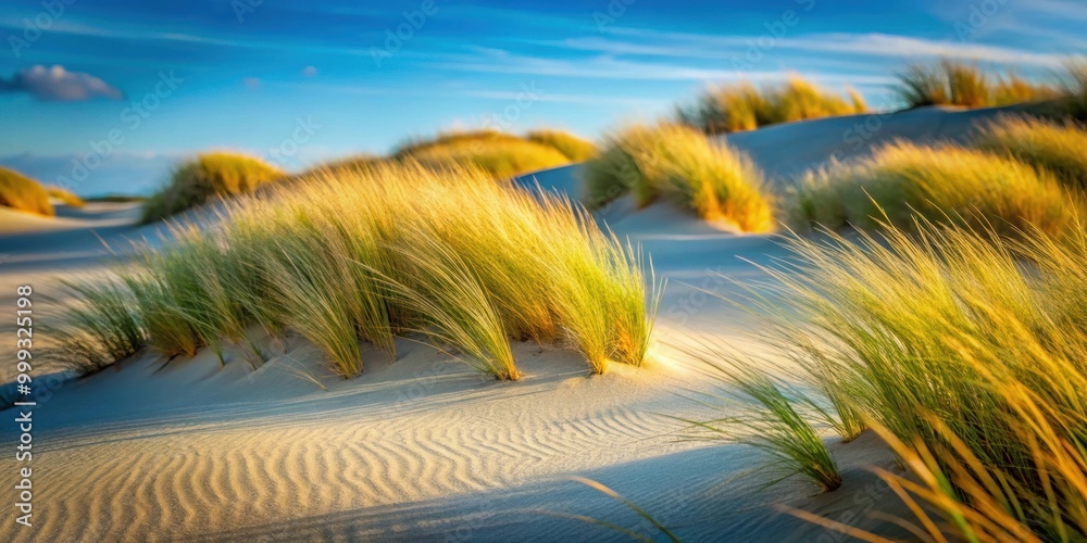 Filigree dune grasses with motion blur on background, nature texture overlay, filigree, dune ...