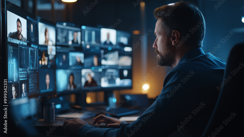 Remote Team Working Seamlessly Across Multiple Time Zones Using ...