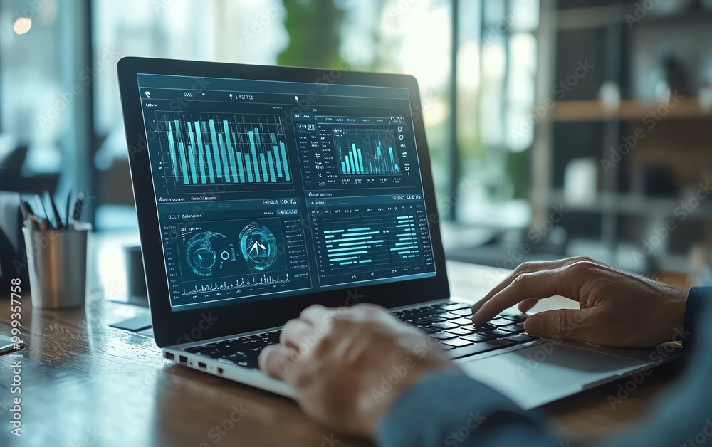 key performance indicators KPIs concept Tracking performance, setting ...