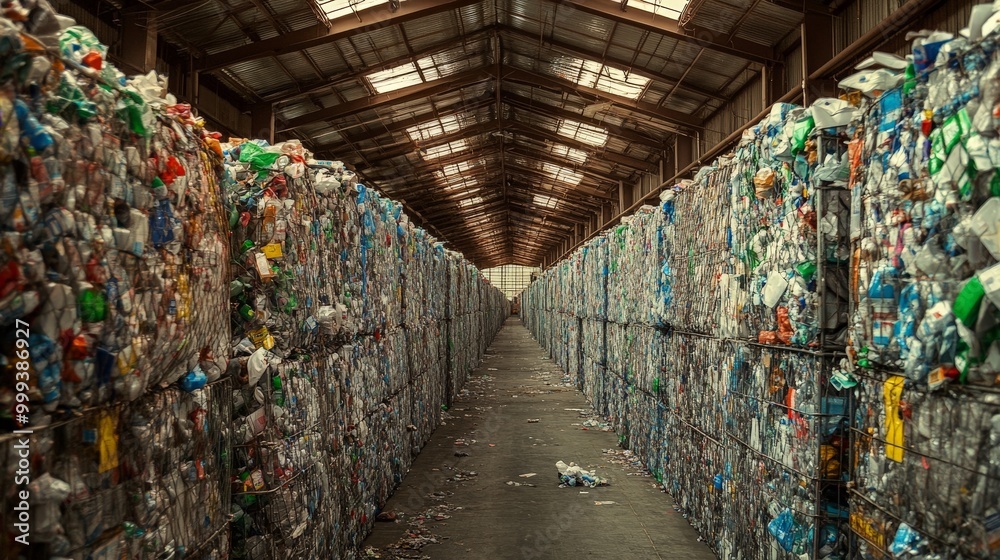 A recycling facility using smart technology to track and manage the ...