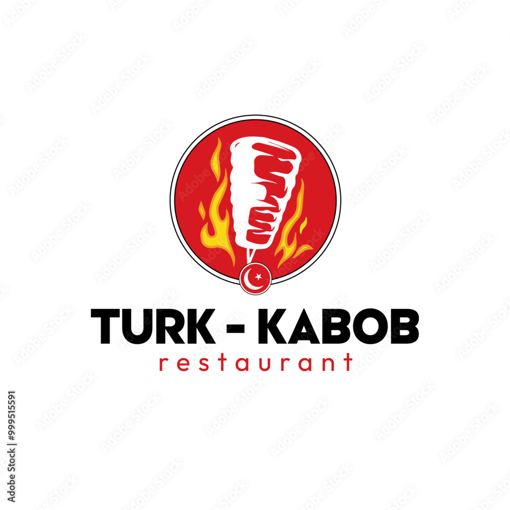 Vecteur Stock turk-kabob logo, turkish kebab logo, turkish restaurant ...