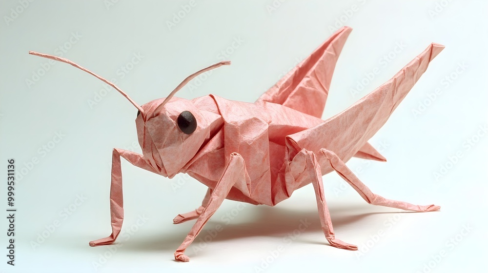 create An origami A Cute Cricket: Insects that chirp at night , in a ...