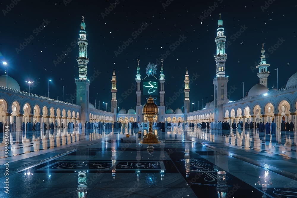 Pilgrims circumambulate the Kaaba at Masjidil Haram in Makkah, Saudi ...
