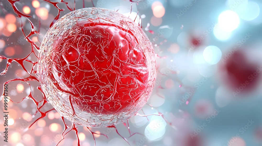 Human Placenta Anatomy, intricate 3D rendering showcasing detailed ...