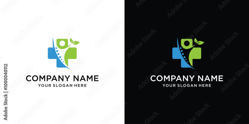 People and Medical Logo Design Inspiration. Health Care Vector. Medical ...