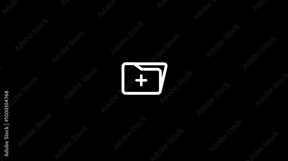 open file folder icon animation .add file of file manager icon concept ... open file folder icon animation .add file of file manager icon concept ...