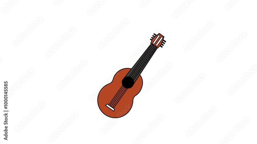 Guitar sign. String musical instruments. Music concept. Guitar ...