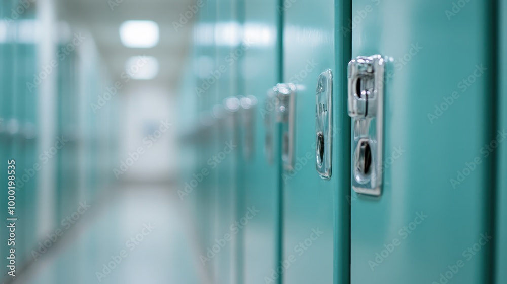 Close-up image showing the detailed metal handles and lock mechanisms ...